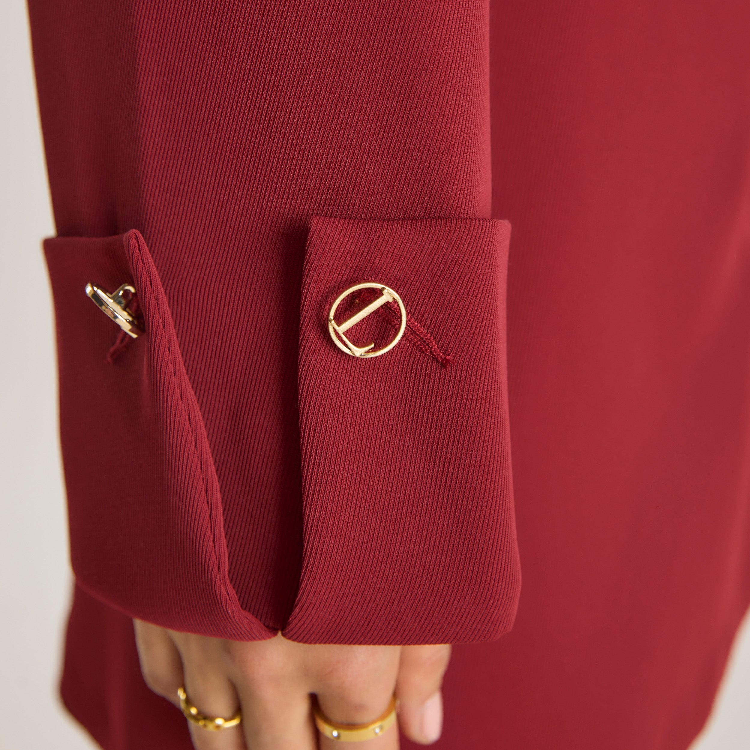 Structured Jacket - Wine