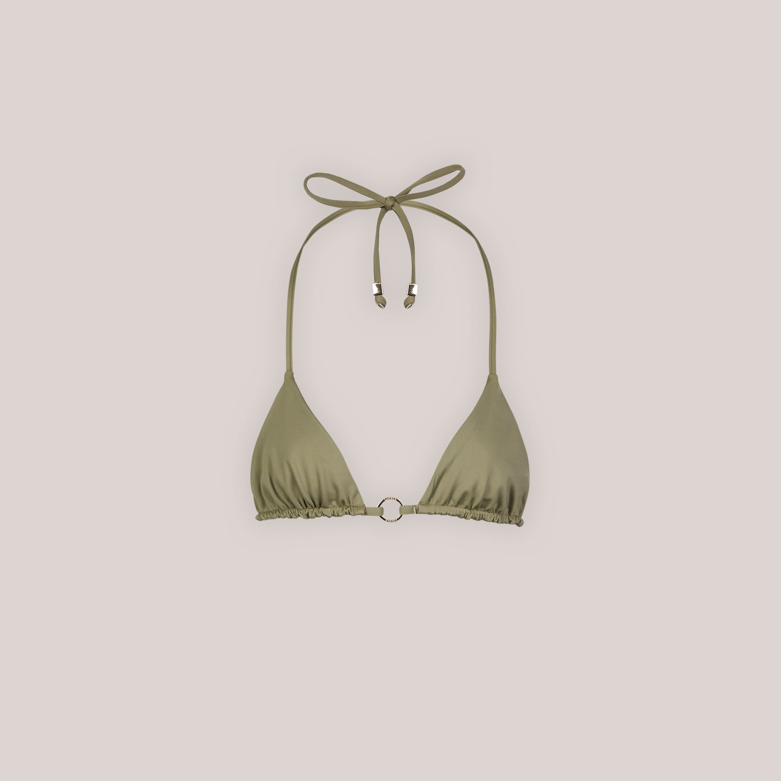 Reversible Triangle Bikini Top - Green/Floral – Lounge Underwear